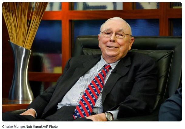 Charlie Munger’s Rule for a Happy Life – Economist Writing Every Day